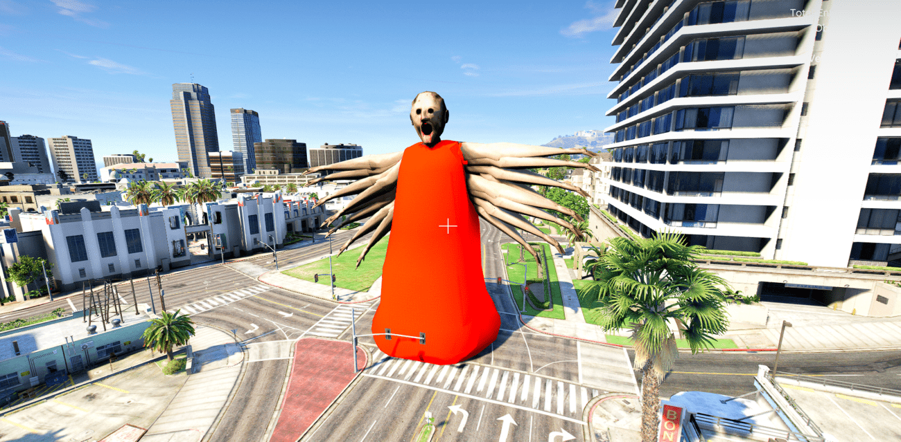 GTA 5 Mods Giant God Granny Addon Ped, GTA 5 Mods Giant Granny Addon ...