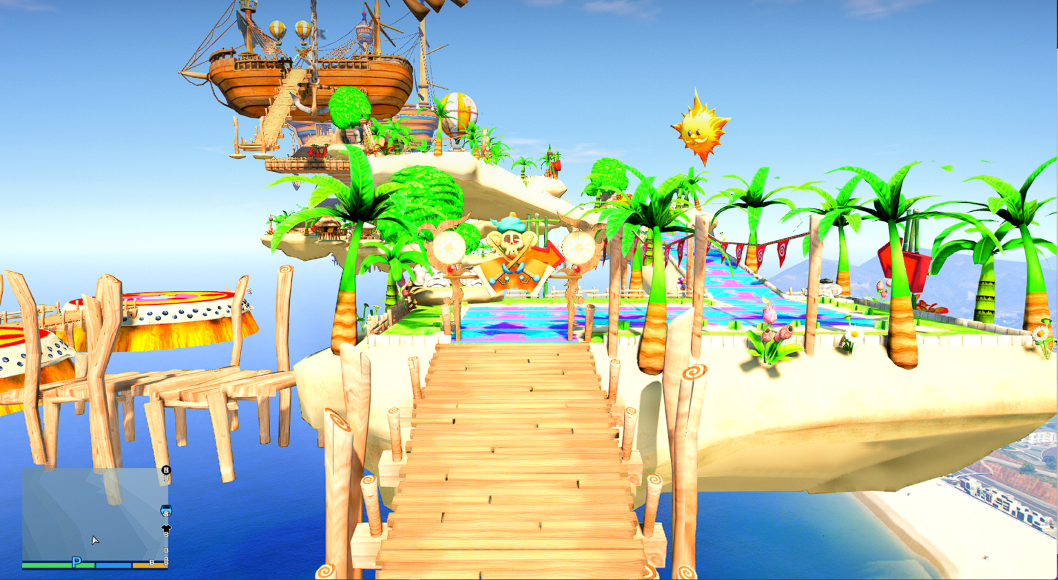 GTA 5 Adventure Ramp Map, GTA 5 Mods Stunt Ramp, GTA 5 Addon Prop Ramp ...