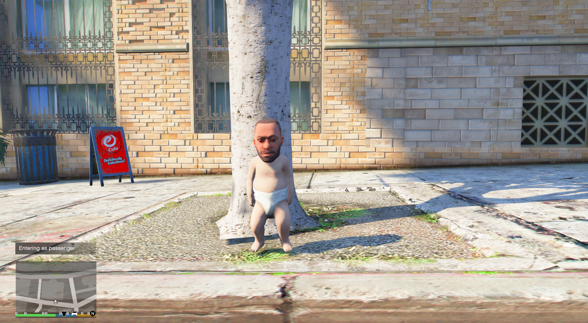 GTA 5 Mods Baby IBD Franklin Addon Ped - GTA5MODX