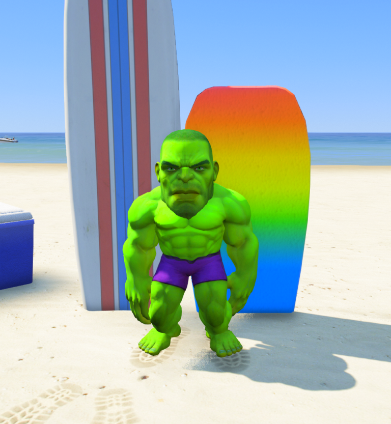 GTA 5 Mods Hulk Kid Addon Ped - GTA5MODX