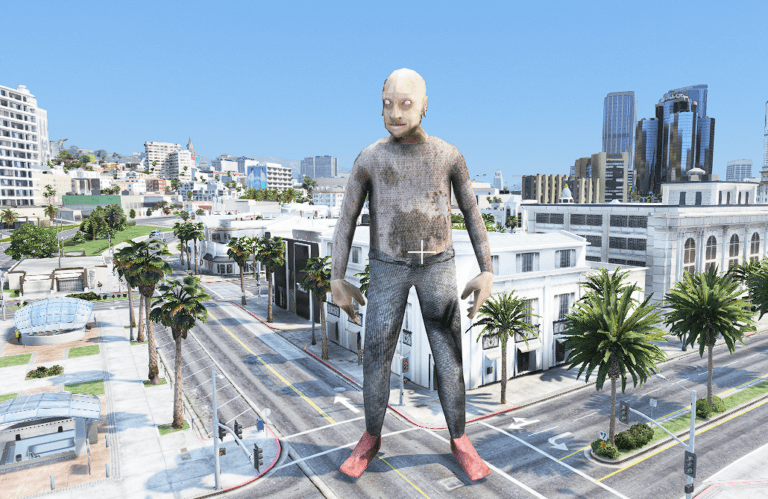 GTA 5 Mods Giant Grandpa Addon Ped - GTA5MODX