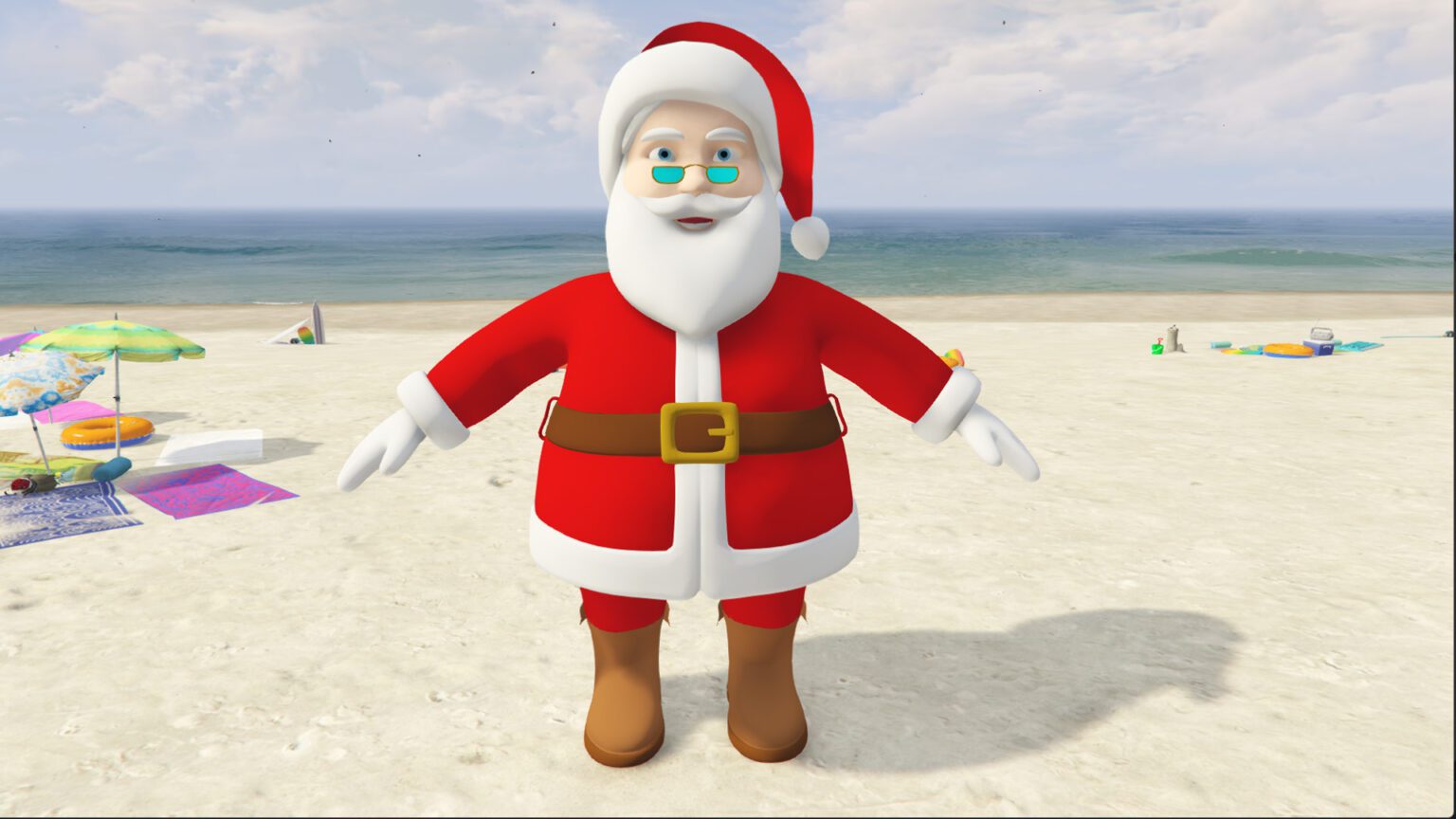 GTA 5 Mods Santa Claus Addon Prop(Small+Big)