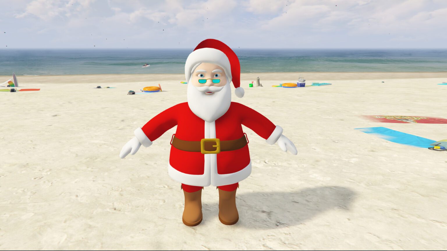 GTA 5 Mods Santa Claus Addon Prop(Small+Big)