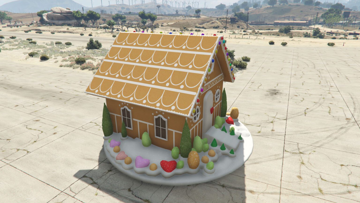 GTA 5 Mods Christmas Gingerbread House Addon Prop - GTA5MODX