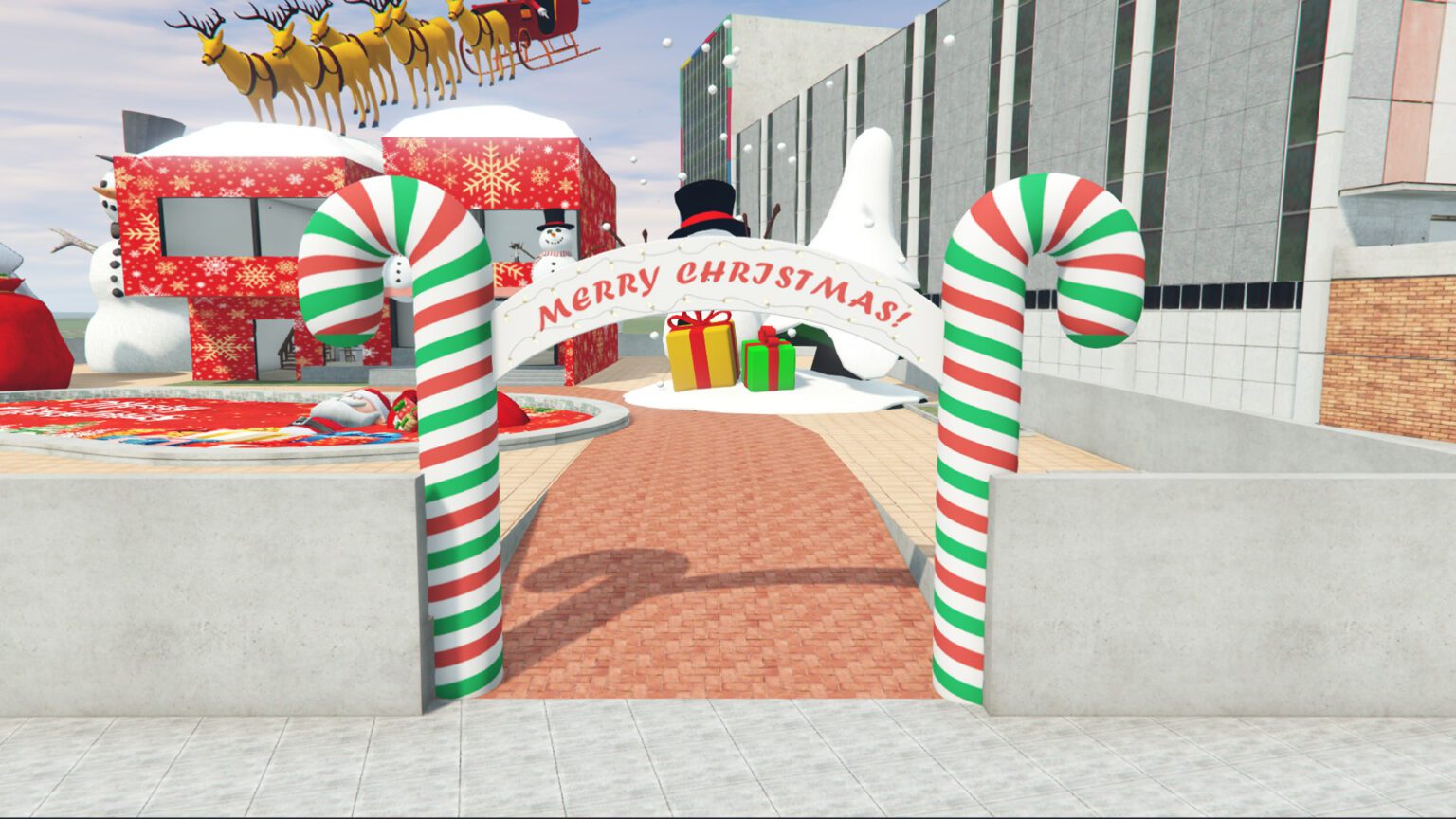 GTA 5 Mods Franklin Christmas House Addon Prop+FiveM - GTA5MODX