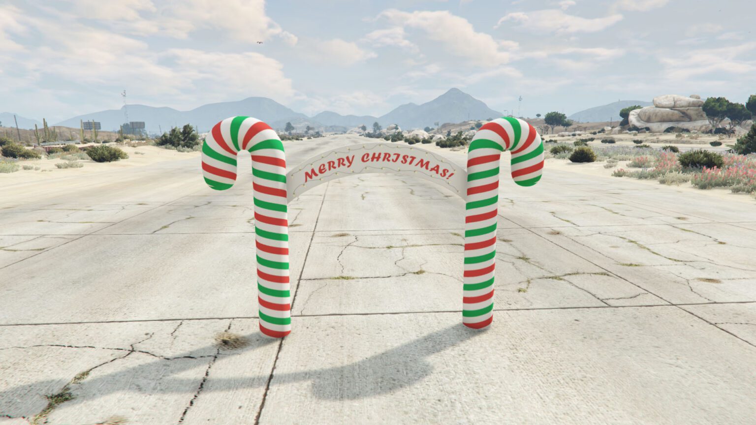 GTA 5 Mods Christmas Gate Addon Prop - GTA5MODX