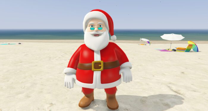 GTA 5 Mods Santa Claus Addon Ped+FiveM|GTA5MODX