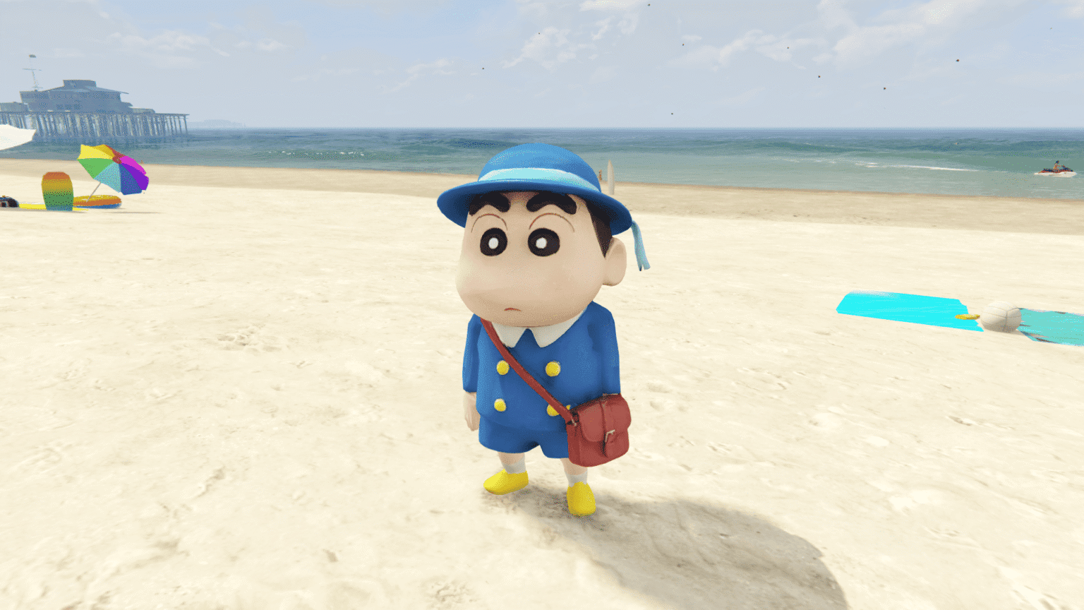 GTA 5 Mods Shinchan School Dress Addon Ped+FiveM - GTA5MODX