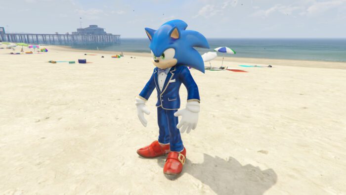 GTA 5 Mods Rich Sonic Addon Ped+FiveM