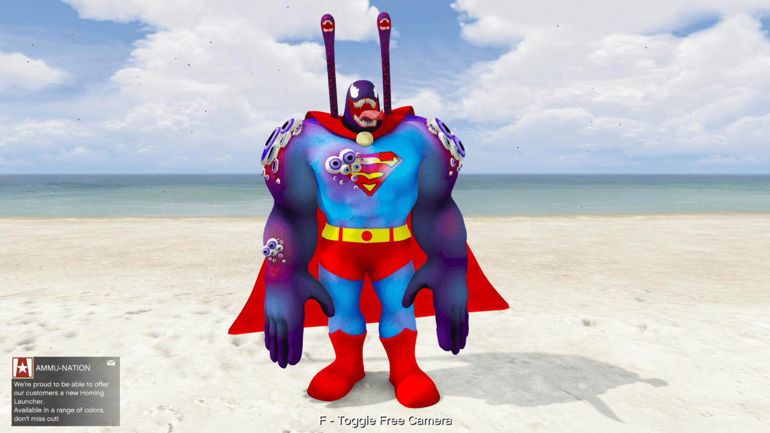GTA 5 Mods Venom Super Man Variantion Addon Ped+FiveM - GTA5MODX